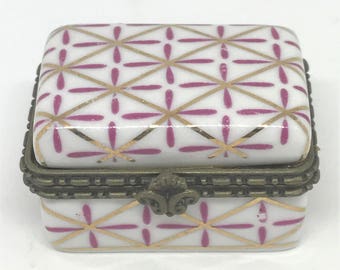 Purple pill box | Etsy