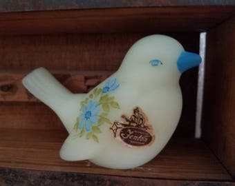 Fenton glass bird | Etsy