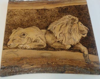 Pyrography art | Etsy