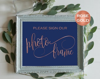 Sign our photo frame | Etsy
