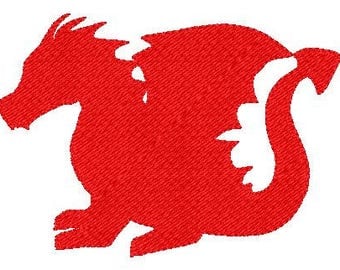 Dragon embroidery | Etsy