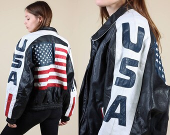 American flag jacket | Etsy