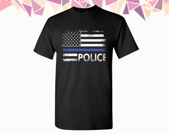 Police tshirt | Etsy