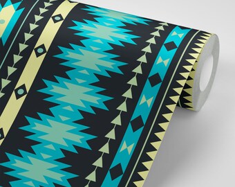 Turquoise wallpaper | Etsy