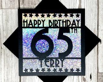 65th birthday card | Etsy