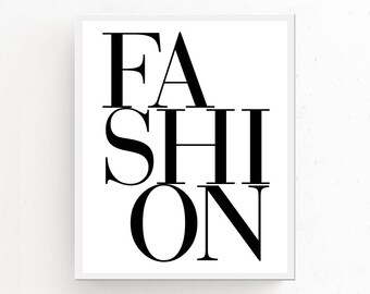 Fashion art print | Etsy