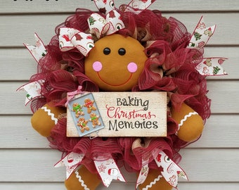 Gingerbread wreath | Etsy