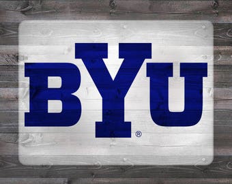 Byu logo | Etsy
