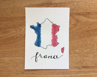 French postcard art | Etsy