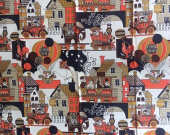 1970s fabric - Vintage | Etsy UK