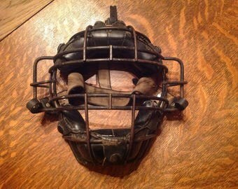 Vintage catcher mask | Etsy