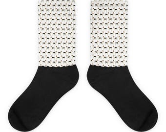 Icart Art Deco Fashion Blond Lady with Cairn Fox Terrier Dogs