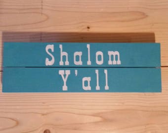 Shalom signs | Etsy