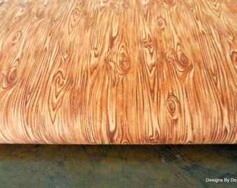Wood grain fabric | Etsy