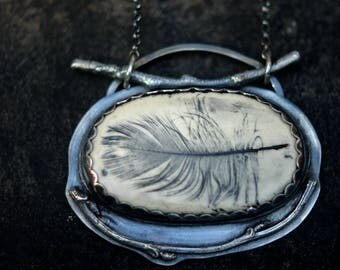 Ceramic feather | Etsy