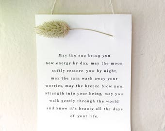 APACHE WEDDING PRAYER Blessing......8 x 10 Frameable