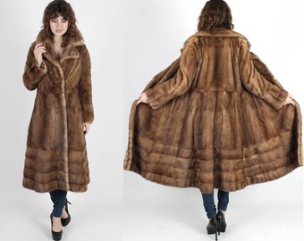 Vintage fur coat | Etsy