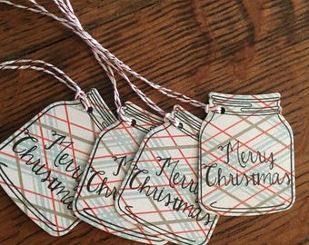 Mason jar tag | Etsy