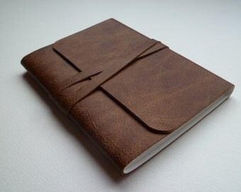 Leather sketchbook | Etsy