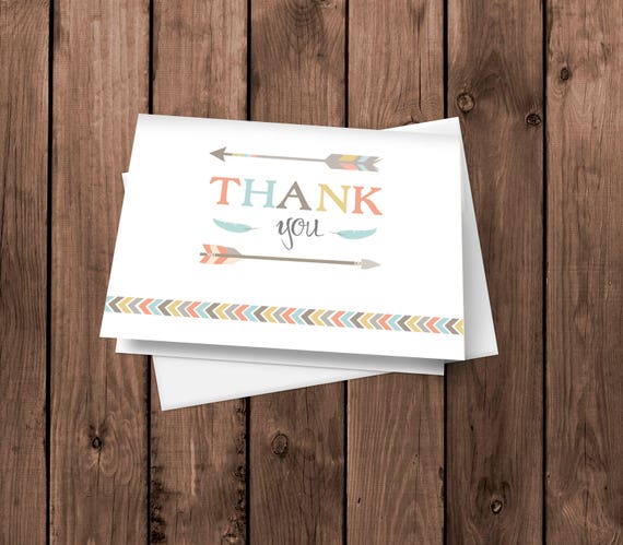 Tribal Thank You Cards New Adventure Notecards Tribal