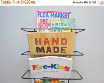 Wall magazine rack | Etsy