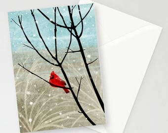 Cardinal cards | Etsy