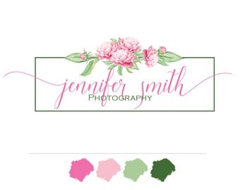 Floral watermark | Etsy