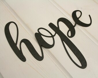 Hope word art | Etsy