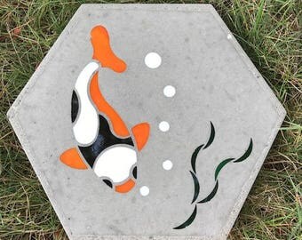 Stained glass koi | Etsy