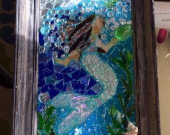 Beach stained glass | Etsy