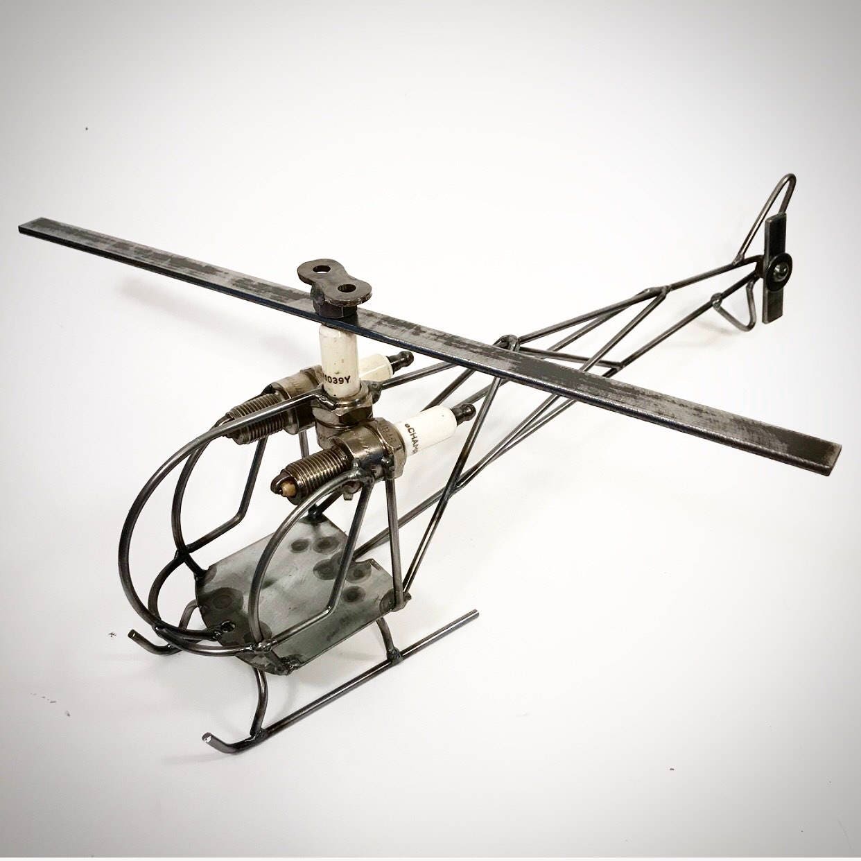 Metal Art Helicopter