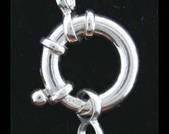 Qty 25 Sterling Silver spring ring clasps 6mm Wholesale