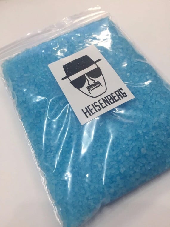 Breaking Bad Heisenberg's Blue Crystal Meth Bath Salt