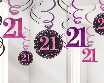 21st birthday decor | Etsy