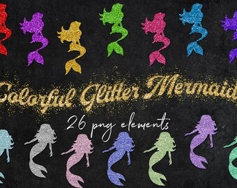 Mermaid clip art | Etsy