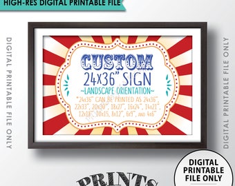 Carnival signs | Etsy