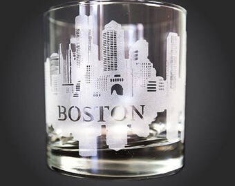 Etched whiskey glass | Etsy