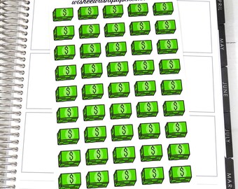 Money stickers | Etsy