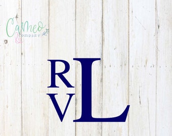 Masculine monogram | Etsy