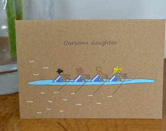 Rowing card | Etsy