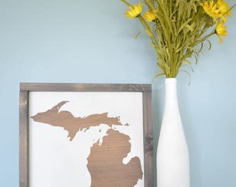 Michigan decor | Etsy