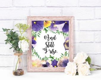 Still i rise | Etsy
