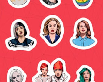 Celebrity stickers | Etsy