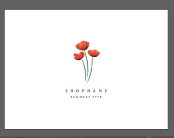 Poppy logo | Etsy