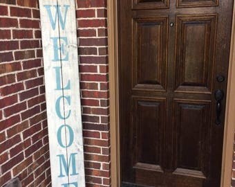 Outdoor welcome sign | Etsy