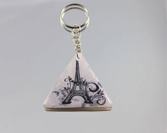 Paris keychain | Etsy