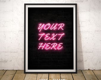 Custom neon sign | Etsy