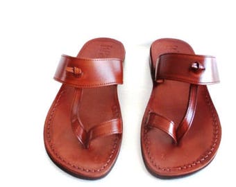 Mens leather sandals | Etsy