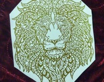 Zentangle lion | Etsy