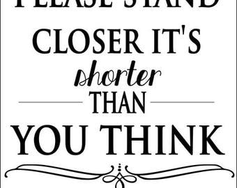 Stand closer | Etsy